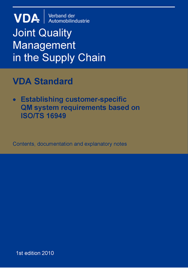 Customer-specific QM Systems Requirements-Verband der ...