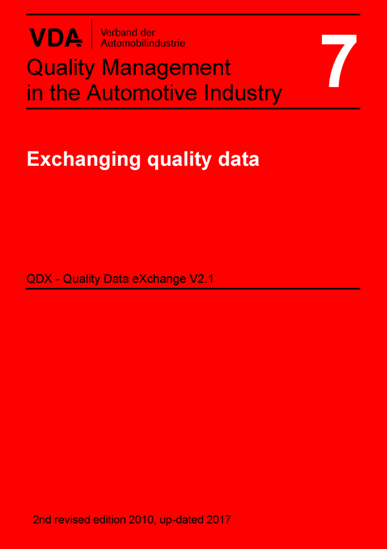 e-Book Volume 7 Exchanging quality data-Verband der Automobilindustrie ...