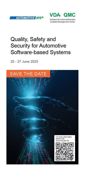 Automotive SYS 2025-Verband der Automobilindustrie e.V. Qualitäts Management Center (VDA QMC)